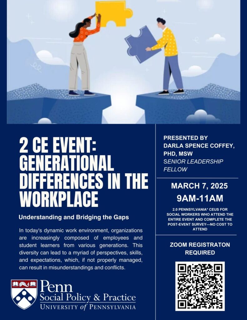 2 CE Event: Generational Differences in the Workplace - School of ...