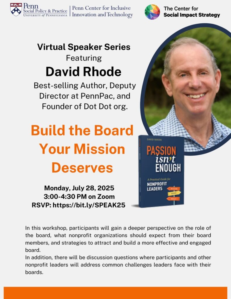 Virtual Speakers Series: Build the Board Your Mission Deserves ...